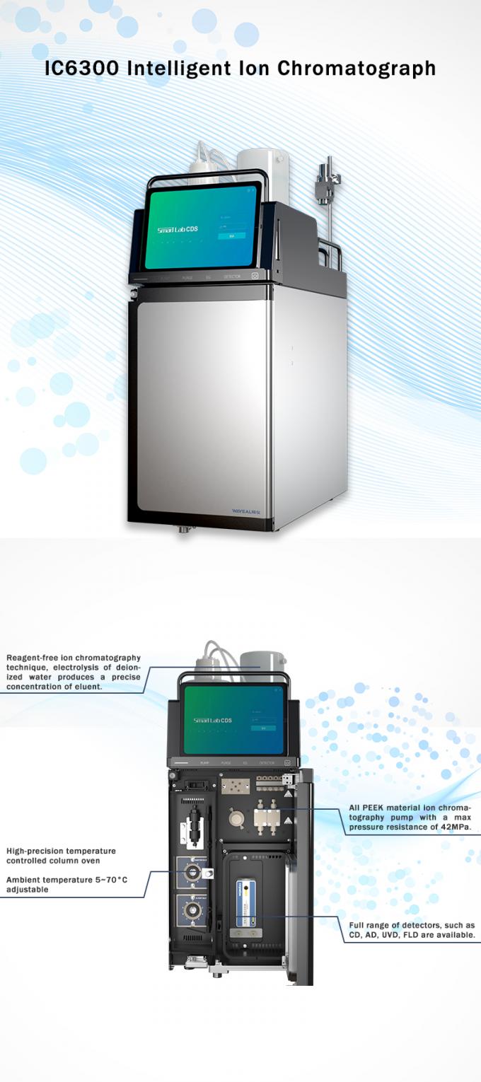 IC6300 Good Separation Ion Chromatography Instrument For Ions Analysis ...